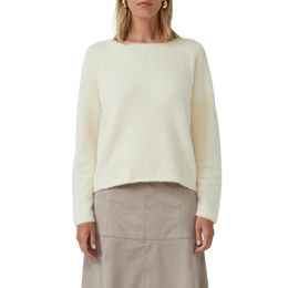 s.Oliver BLACK LABEL Damen s.Oliver BLACK LABEL Strickpullover flauschig, mit U-Boot-Ausschnitt beige 40