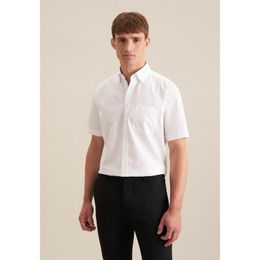 Seidensticker Herren Seidensticker Businesshemd &raquo;Schwarze Rose&laquo; Regular 1/2 Button-Down-Kragen Uni wei&szlig; 3XL (48), normale &Auml;rmell&auml;ngen