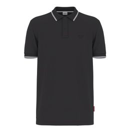 JOOP! Joop Jeans Herren Poloshirt &raquo;Agnello&laquo; mit Streifen schwarz L