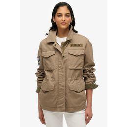 Superdry Damen Parka &raquo;EMBELLISHED M65 MILITARY JKT&laquo; gr&uuml;n L
