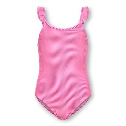 Kids Only M&auml;dchen KIDS Only Badeanzug &raquo;KOGSUNNY STRUCTURE SWIMSUIT ACC&laquo; mit kleiner R&uuml;sche an der Schulter 134/140, N-Gr