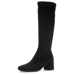 Gabor Damen Stiefel &raquo;Milano&laquo; , Blockabsatz, Langschaftstiefel, Schafth&ouml;he 42 cm schwarz 41, XS-Schaft