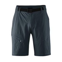 Gonso Herren Fahrradhose &raquo;Arico Basic&laquo; kurze Herren Radhose mit Sitzpolster, wasserabweisend, inkl. G&uuml;rtel grau XL, Normalgr&ouml;&szlig;en