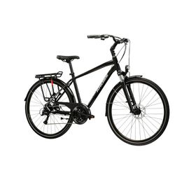 Trekkingrad &raquo;Herren-Trekkingrad 28" Trans 3.0 Schwarz 24 G&auml;nge Kollektion 2026&laquo; 24 Gang Shimano ACERA M3020 Schaltwerk Kettenschaltung Trekkingrad