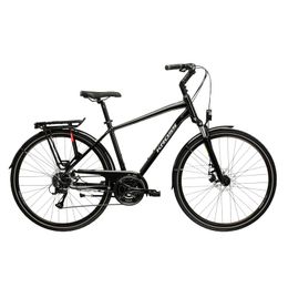 Trekkingrad &raquo;Herren-Trekkingrad 28" Trans 3.0 Schwarz 24 G&auml;nge Kollektion 2026&laquo; 24 Gang Shimano ACERA M3020 Schaltwerk Kettenschaltung Trekkingrad