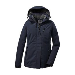 Killtec Damen Outdoorjacke &raquo;KOW 140 WMN JCKT&laquo; Wasserdichte Damenjacke, atmungsaktiv, abnehmbare Kapuze blau 38