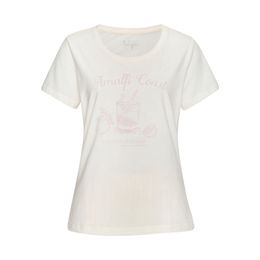 Vivance Schlafshirt Damen Gr&ouml;&szlig;e M pastellpink / wei&szlig;