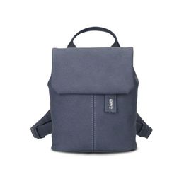 Zwei Mademoiselle MR45 - Rucksack Mini 22 cm (rubin) in nubuk-blue | Gr.: onesize