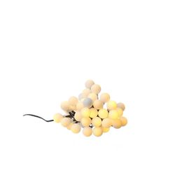 MARELIDA LED Solar Lichterkette Berry Cherry 30 wei&szlig;e Kugeln 8 Modi L: 4,5m Sensor | Gr.: onesize