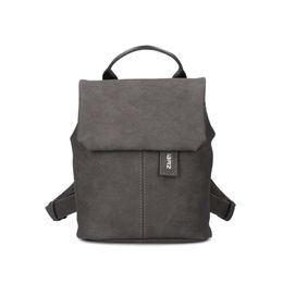 Zwei Mademoiselle MR45 - Rucksack Mini 22 cm (rubin) in nubuk-stone | Gr.: onesize