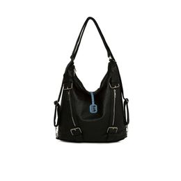 BAGmori Schultertasche in Schwarz | Gr.: onesize