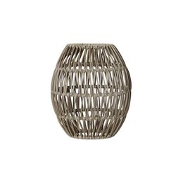STAR TRADING Outdoor Lampenschirm ,Linde' in Rattan-Optik, natur, H 18cm, &Oslash; 15cm | Gr.: onesize