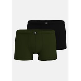 Ceceba Short-Pants 2Er Pack Daytona in gr&uuml;n-dunkel-uni | Gr.: 5