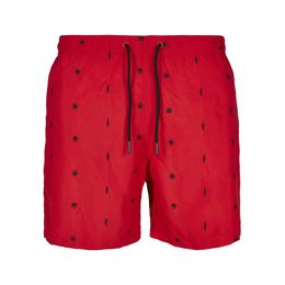 Urban Classics Beachwear - Bottoms in leaf/firered/navy | Gr.: S