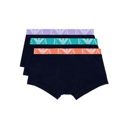 Emporio Armani 3er Pack Trunk in Dunkelblau | Gr.: M