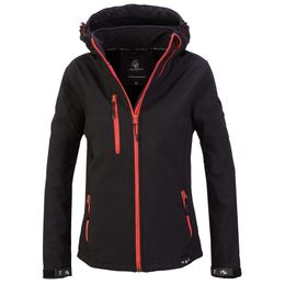 Rock Creek Jacke in Schwarz meliert | Gr.: L