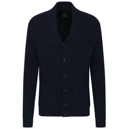 Bugatti Strickjacke in marine | Gr.: 3XL
