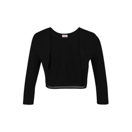 Vera Mont Bolero-Jacke figurbetont in Schwarz | Gr.: 40