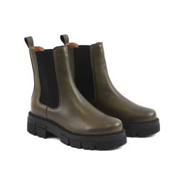 Apple of Eden Chelsea Boot in gr&uuml;n | Gr.: 40