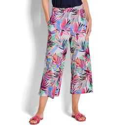 GOLDNER Jerseyhose mit Palmen-Print in bunt / gemustert | Gr.: 38