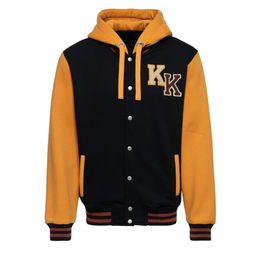 King Kerosin Kapuzensweatjacke Natural Born Badass in schwarz | Gr.: 4XL