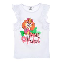 PAW PATROL M&auml;dchen T-Shirt in wei&szlig; | Gr.: 110
