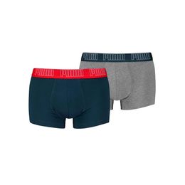 Puma Boxershort 2er Pack in Blau/Grau | Gr.: S
