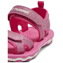 Hummel Kinder Sandale "Sandal Glitter Jr" in Pink | Gr.: 32