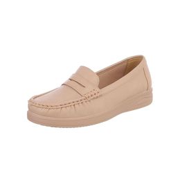 Ital-Design Halbschuh in Hellbraun | Gr.: 39