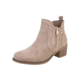 Ital-Design High Heel in Hellbraun | Gr.: 37