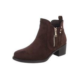 Ital-Design High Heel in Dunkelbraun | Gr.: 36