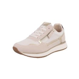 Ital-Design Freizeitschuh in Beige und Gold | Gr.: 41
