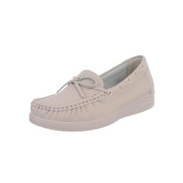 Ital-Design Halbschuh in Beige und Grau | Gr.: 36