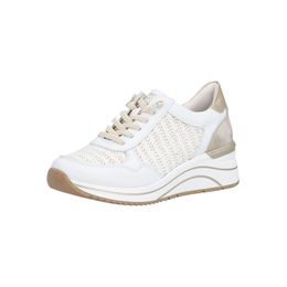 Remonte Sneaker in Wei&szlig;/Gold | Gr.: 39
