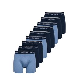 Only & Sons ONLY & SONS Long Short / Pant ONSFITZ SOLID BOXER in Blau | Gr.: M