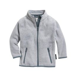 Playshoes Fleece-Jacke in Grau/Melange | Gr.: 92