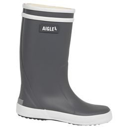 Aigle Regenstiefel Lolly-Pop 2 in grau/wei&szlig; | Gr.: 37