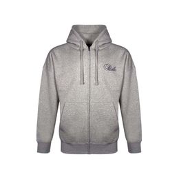 SikSilk Sweatjacke Essentials Full Zip in Grey Marl | Gr.: XL