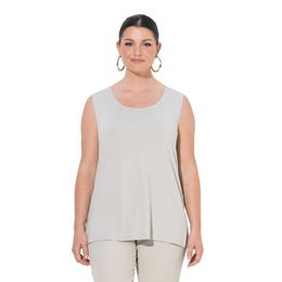 Ulla Popken Strick-Top in kitt | Gr.: 54-56
