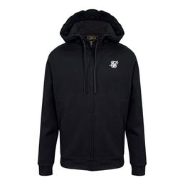 SikSilk Sweatjacke Essentials Full Zip in Black | Gr.: M