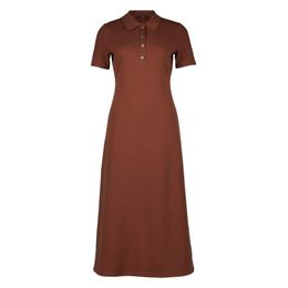 Zero Strickkleid mit Polokragen in Cappuccino | Gr.: 40