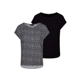 DENIMFY T-Shirt DFJule 2er Pack in Mehrfarbig | Gr.: L