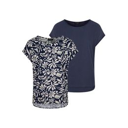 DENIMFY T-Shirt DFJule 2er Pack in Mehrfarbig | Gr.: L