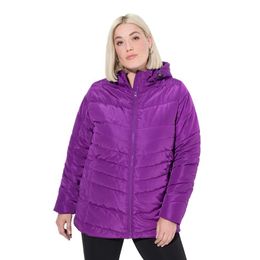 Ulla Popken Steppjacke in dunkles violett | Gr.: 50-52