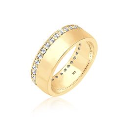 Elli Ring 925 Sterling Silber in Gold | Gr.: 56