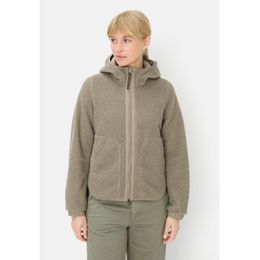 Camel Active Polar-Fleecejacke mit fester Kapuze in Salbei | Gr.: 54