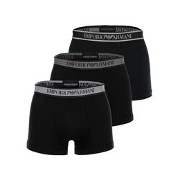 Emporio Armani Boxershort 3er Pack in Schwarz | Gr.: L