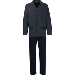 G&ouml;tzburg G&ouml;tzburg Single-Jersey Schlafanzug in marine | Gr.: 56