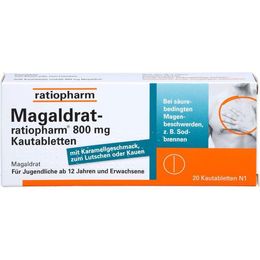 MAGALDRAT-ratiopharm 800 mg Tabletten 20 St