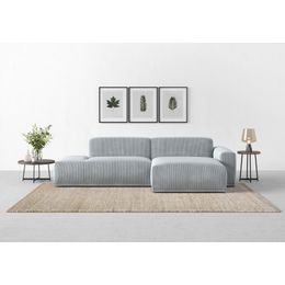 Trendmanufaktur "Braga, mit hochwertigem Kaltschaum, L-Form, in Cord erh&auml;ltlich" modernes Sofa, Couch mit hohem Sitzkomfort, 275/72/160 cm (B/H/T)
